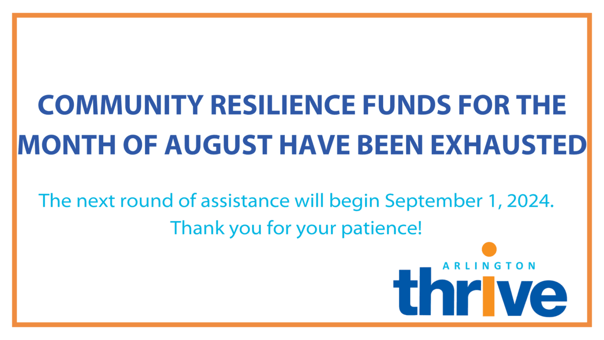 Community Resilience Fund - Arlington Thrive